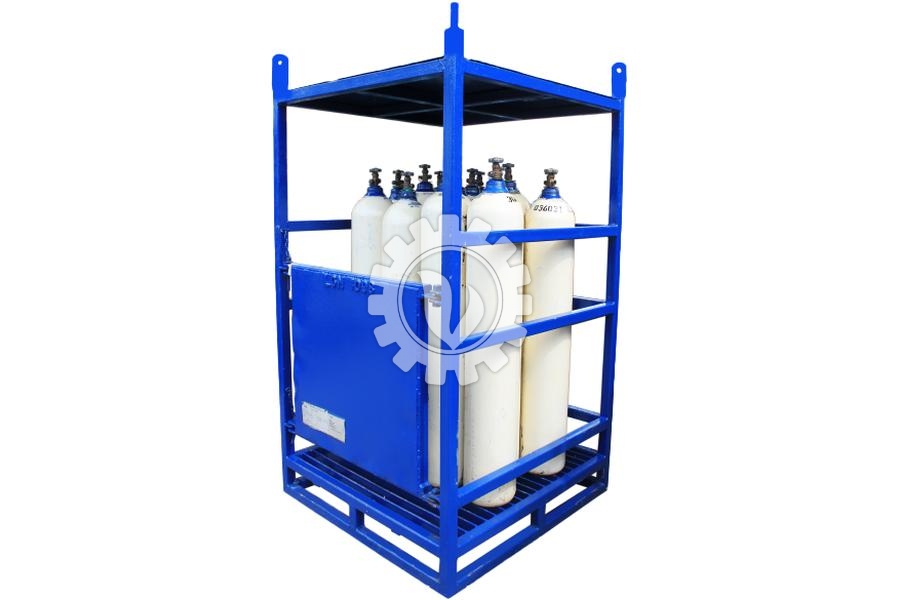 Carbon Dioxide with Gas Rack25 kgs per Cylinder(47 litre Cylinder)16 ...